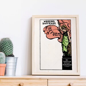 Suffragette Campaign Poster, Instant Download Printable, Print Locally ...