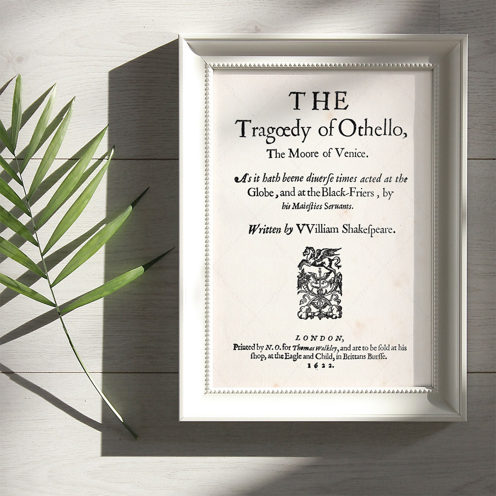 The Tragedy of Othello William Shakespeare Book Lovers - Etsy