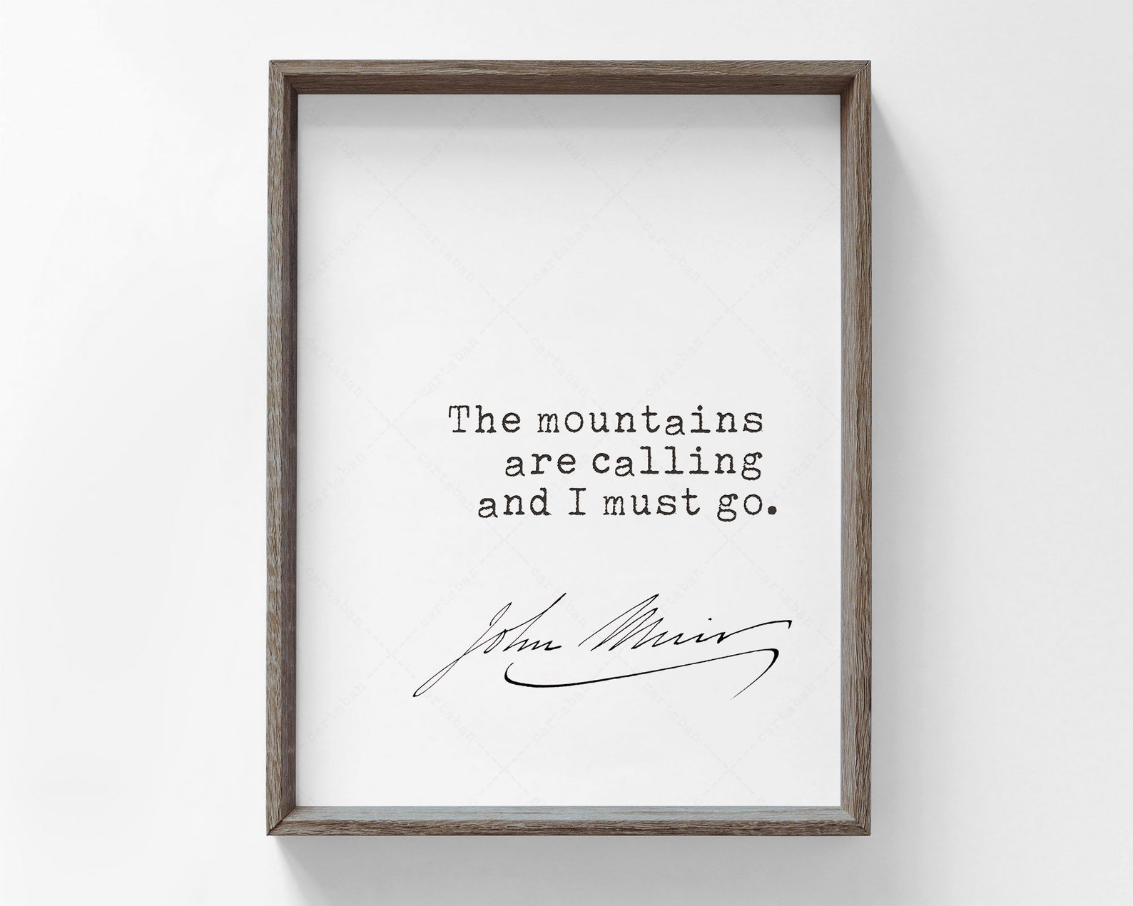 John Muir Quote Digital Download Printable Poster the - Etsy