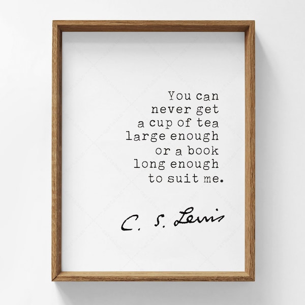 Cs Lewis Quote - Etsy