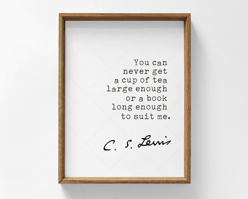 CS Lewis Quote Digital Download Printable Quote Print - Etsy