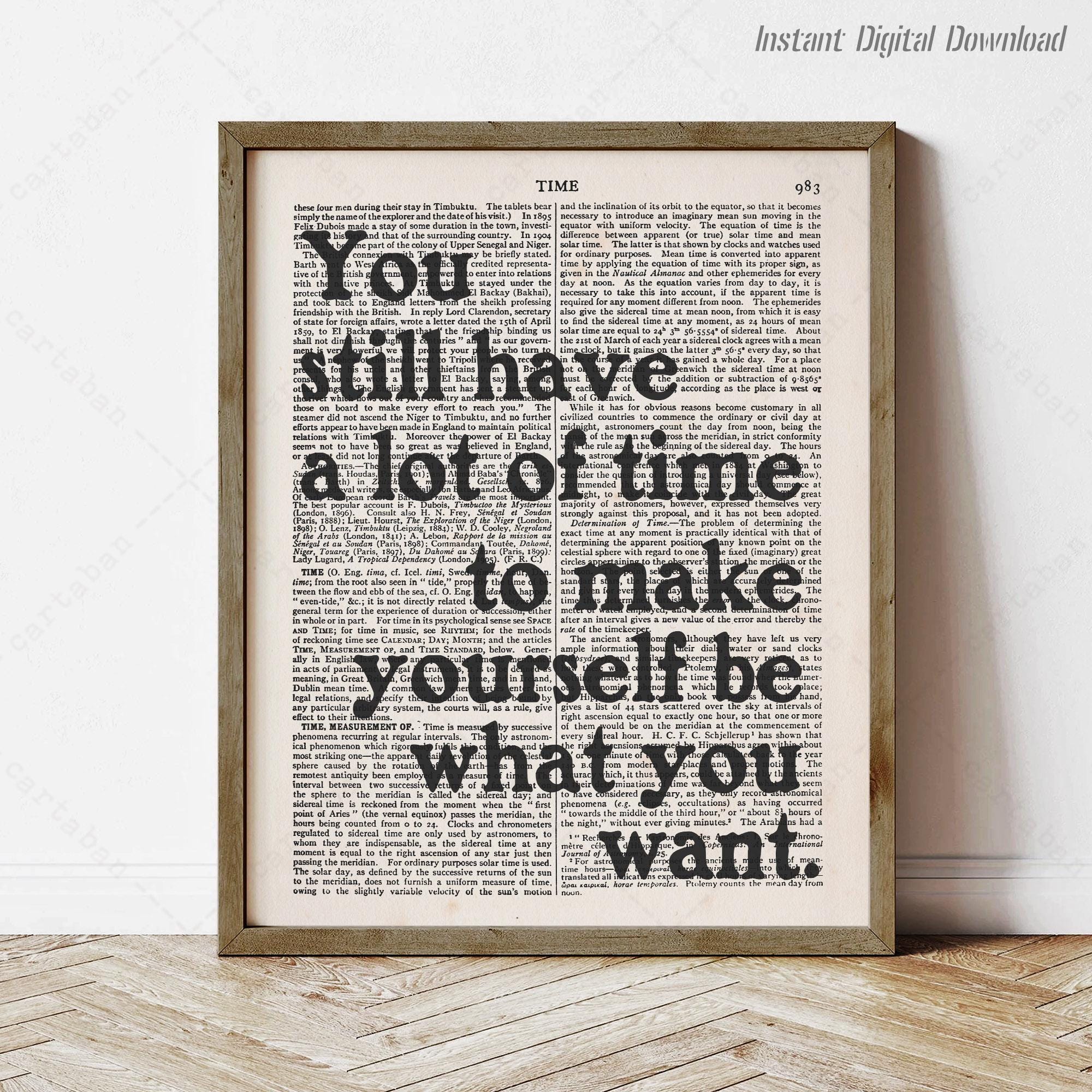 The Outsiders Quote Poster, SE Hinton Gifts (instant Digital Download ...