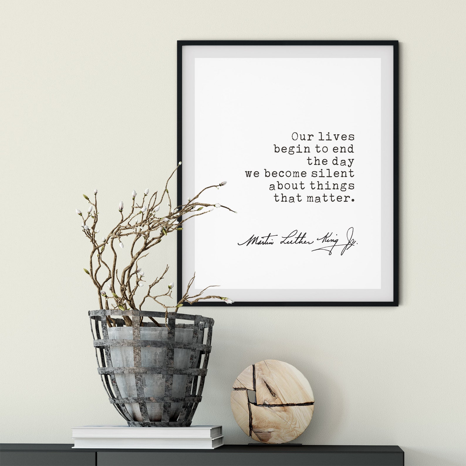 Martin Luther King Jr Quote Book Lovers Gifts Digital | Etsy