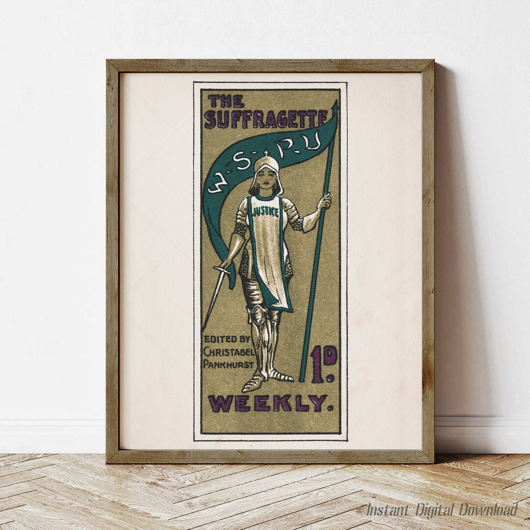 The Suffragette Christabel Pankhurst, Instant Download Printable ...