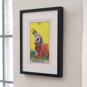 Strength Tarot Card, Rider Waite Smith Deck (instant Digital Download ...