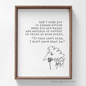 Kurt Vonnegut Quote, If This Isn't Nice... (instant Digital Download ...