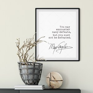 Maya Angelou Quote Digital Download Printable Poster - Etsy