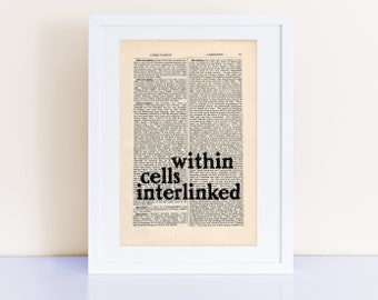 Within Cells Interlinked - Etsy