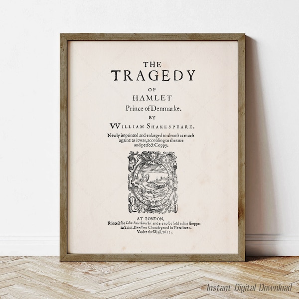 Shakespeare Poster - Etsy
