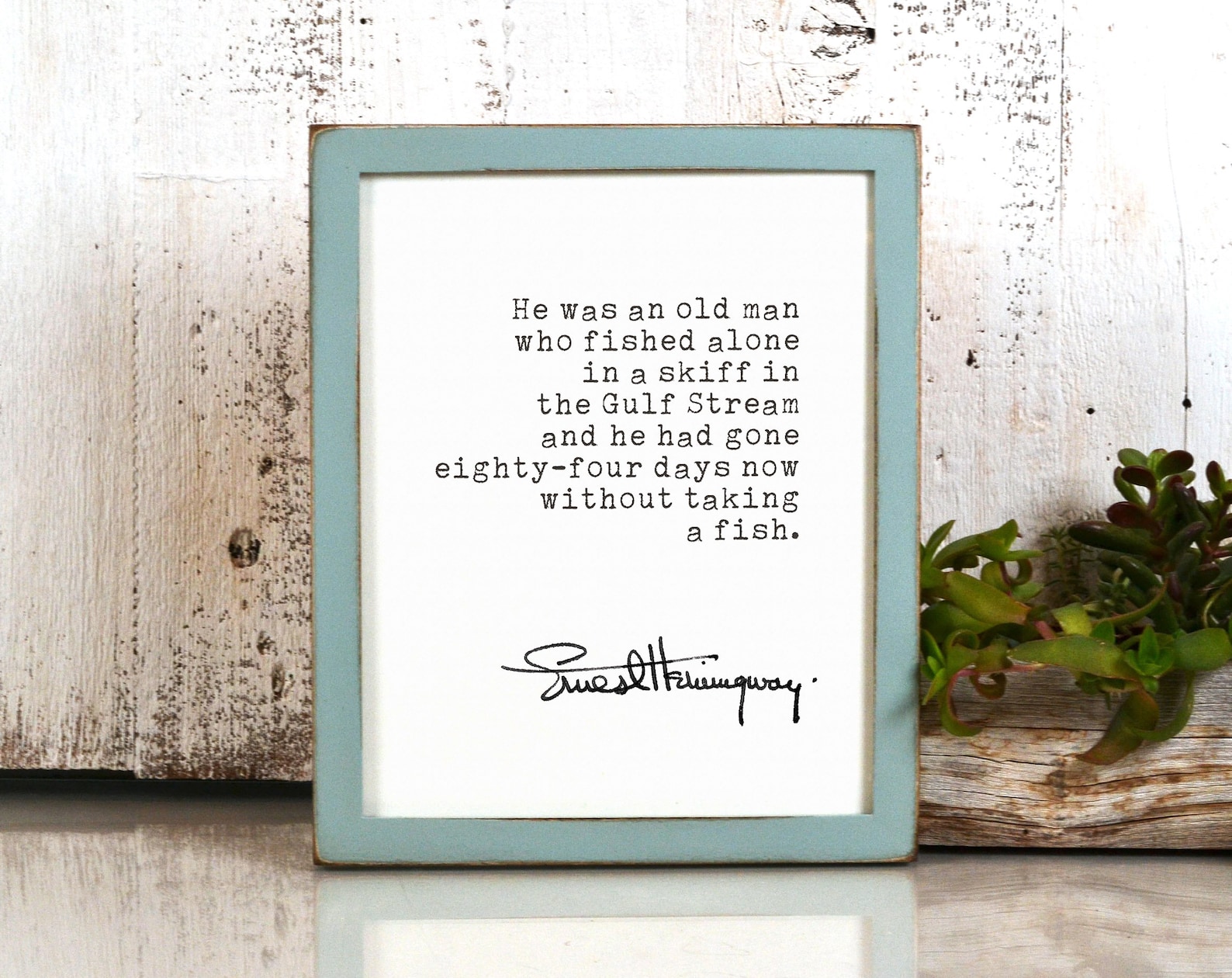 Ernest Hemingway Quote Motivation Poster Digital Download - Etsy