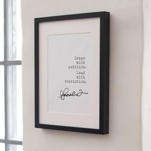 Kamala Harris Quote, Digital Download, Dream With Ambition, Print ...