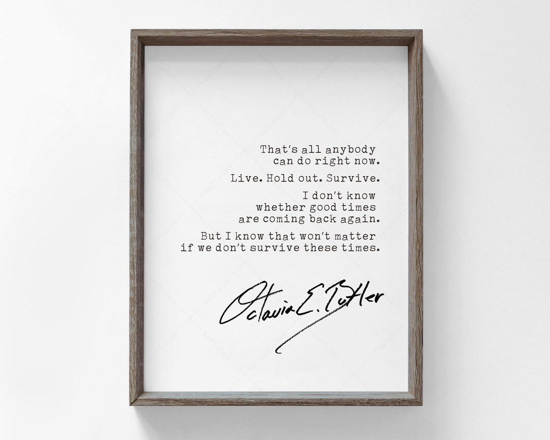 Octavia E Butler Quote, Feminist Printable, Digital Download Print ...