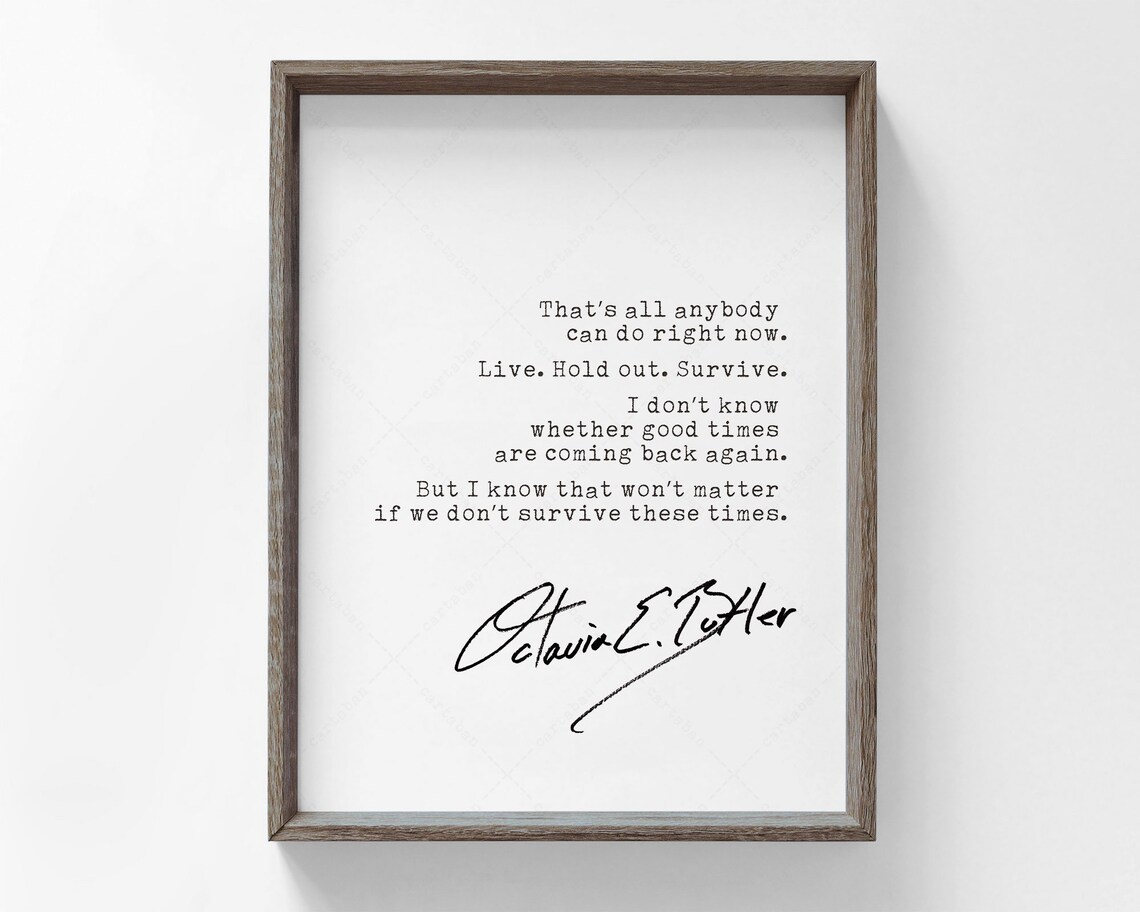 Octavia E Butler Quote Feminist Printable Digital Download - Etsy