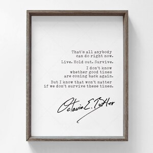 Octavia E Butler Quote, Feminist Printable, Digital Download Print ...