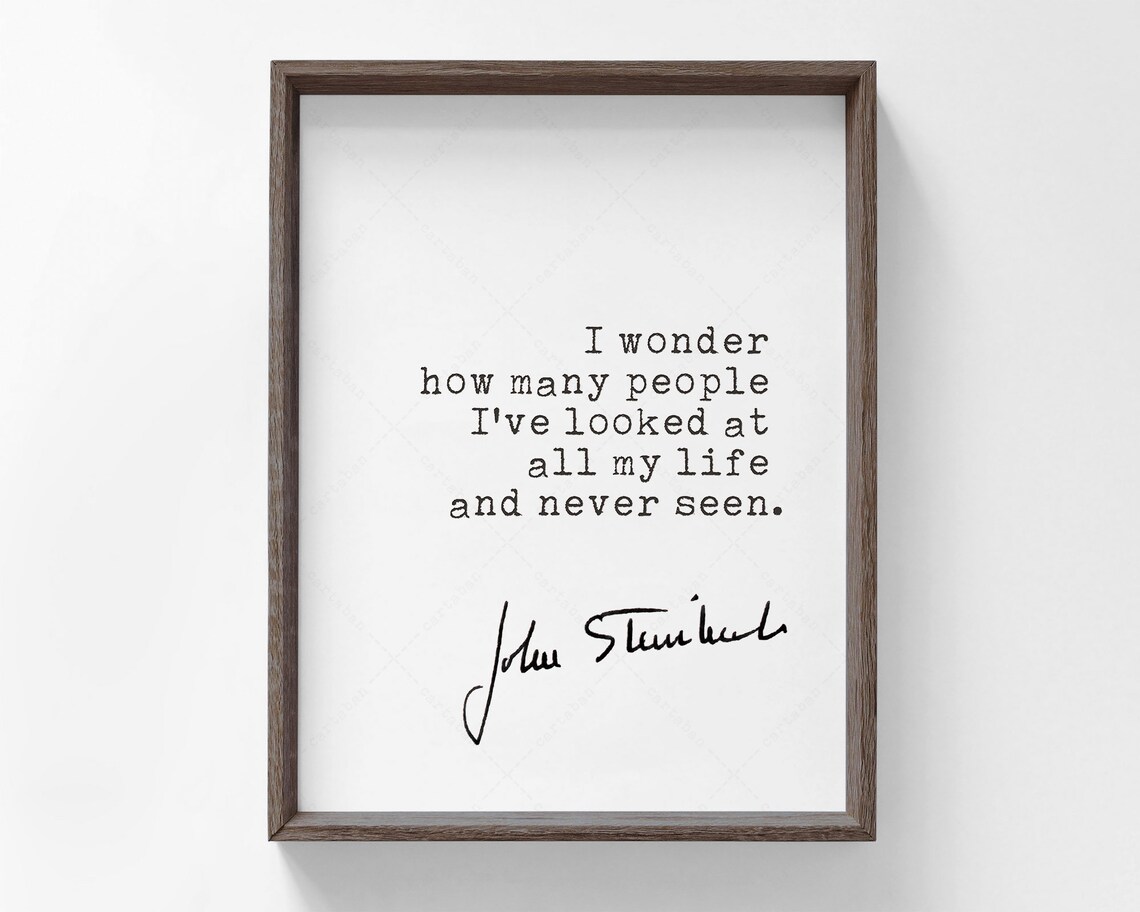 John Steinbeck Quote Digital Download Printable Steinbeck - Etsy