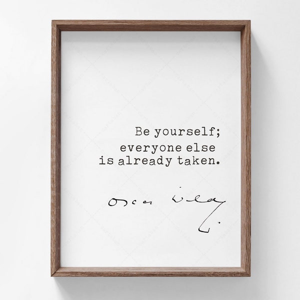 Oscar Wilde Quotes - Etsy