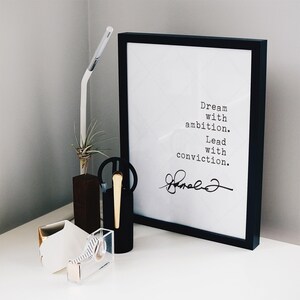 Kamala Harris Quote, Digital Download, Dream With Ambition, Print ...