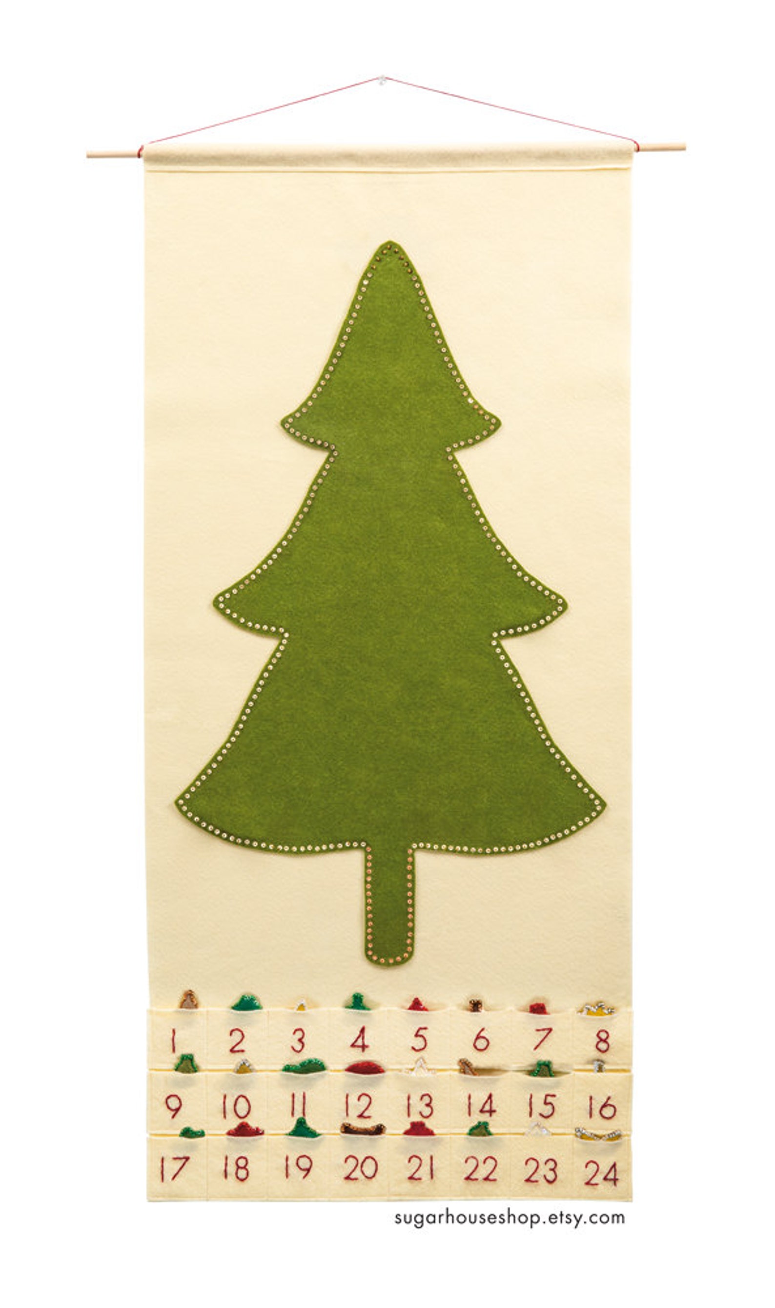 Fabric Advent Calendar Pattern Advent Calendar 'oh - Etsy