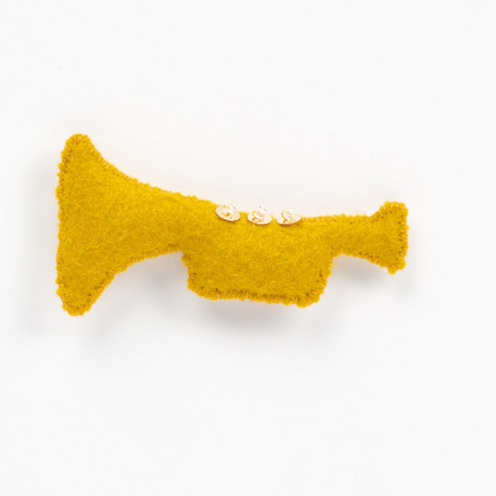 Felt Trumpet Ornament Pattern – DIY Clarion Horn, Bugle (digital ...