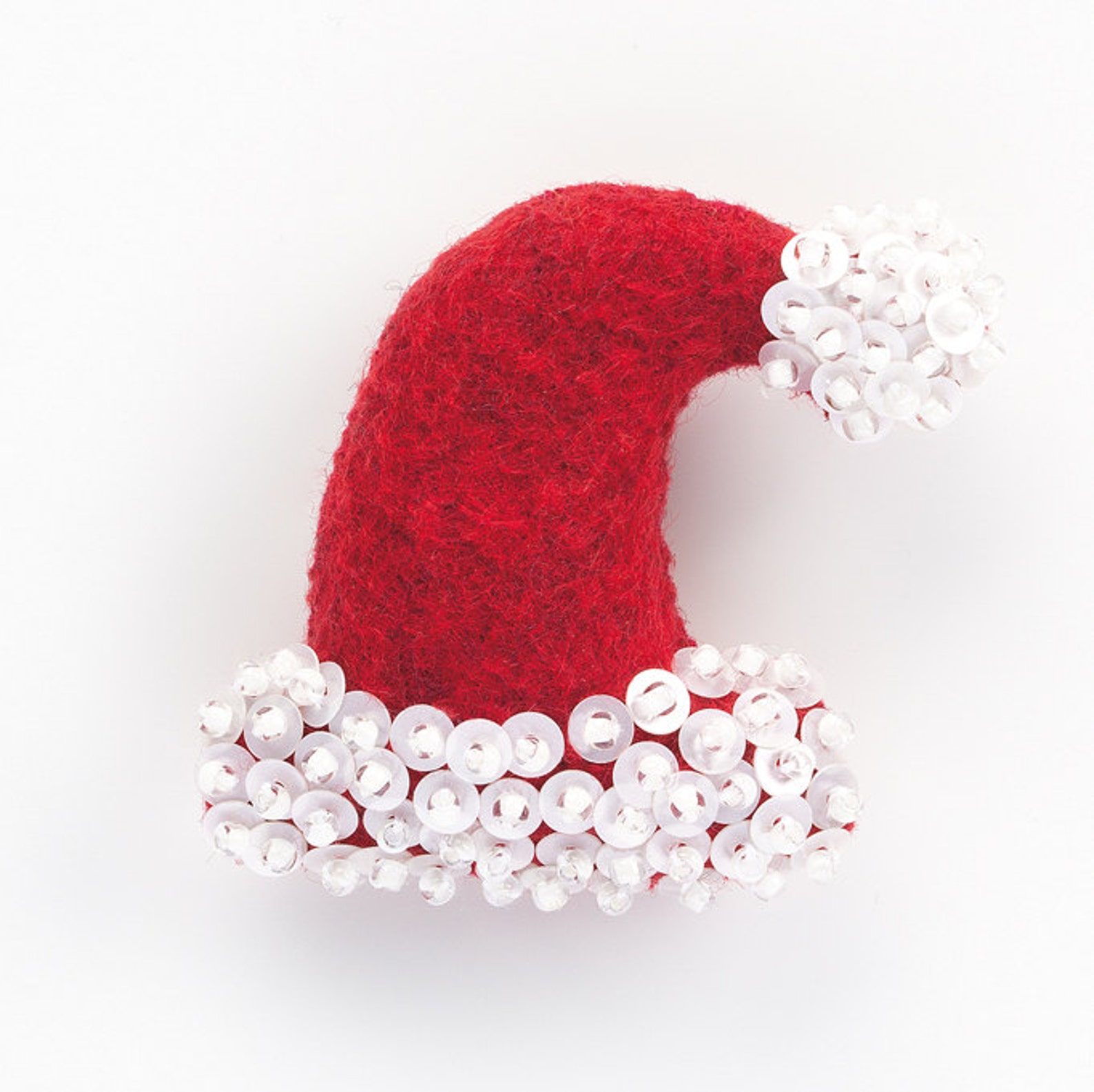 Santa's Hat Individual Ornament Felt Advent Calendar - Etsy