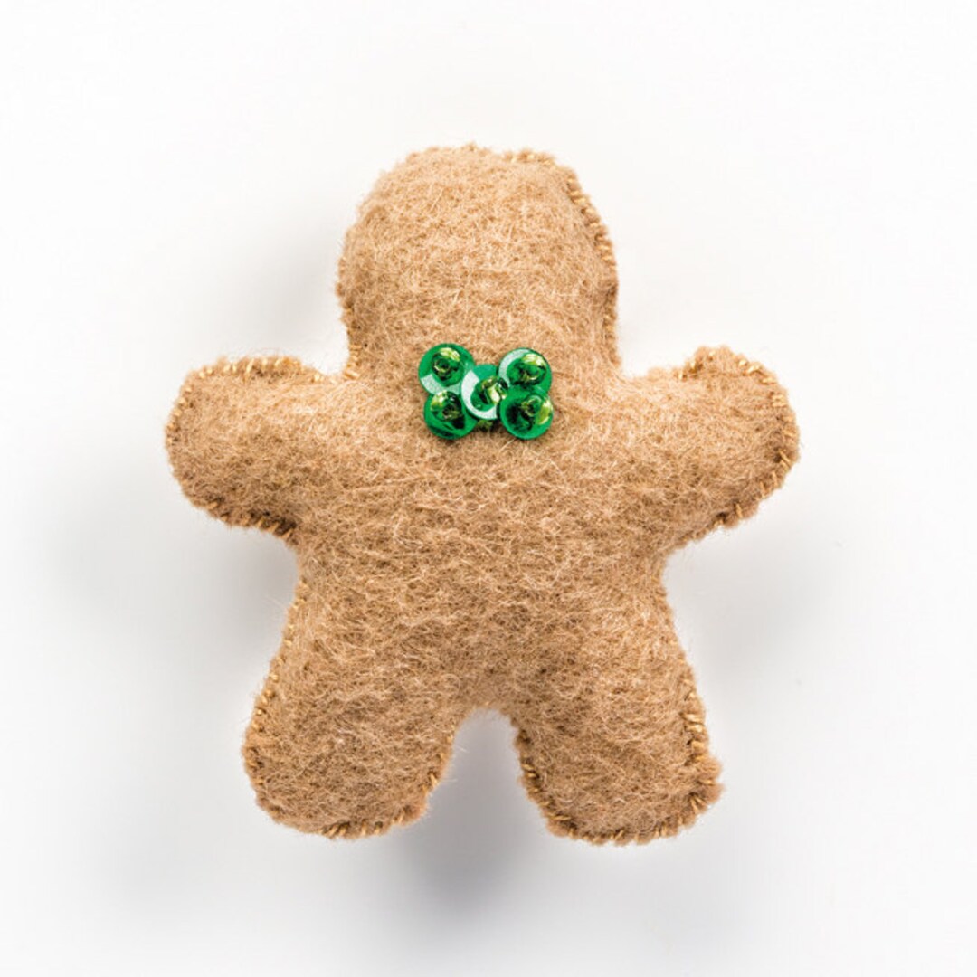 Gingerbread Man - Individual Ornament - Felt Advent Calendar - PDF ...