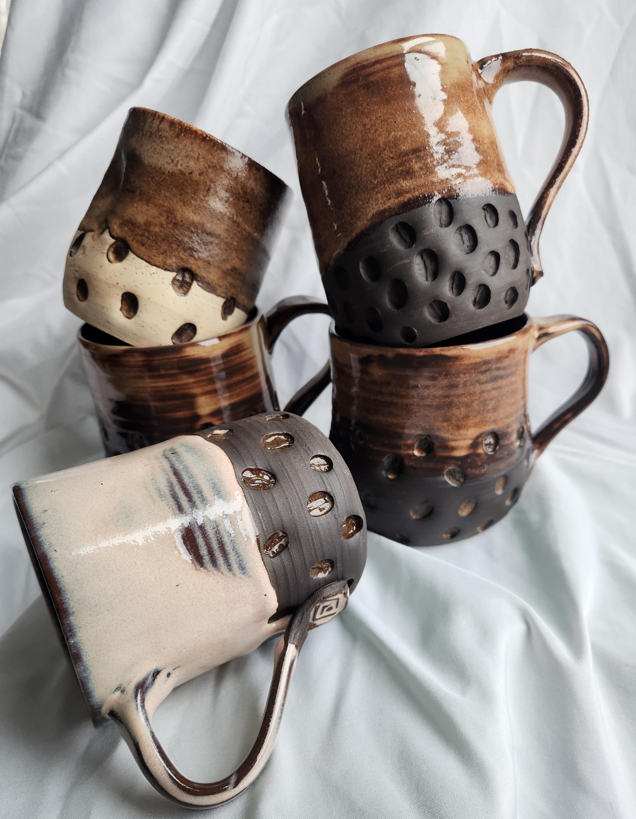 Handmade Coffee Bean Mug - Etsy