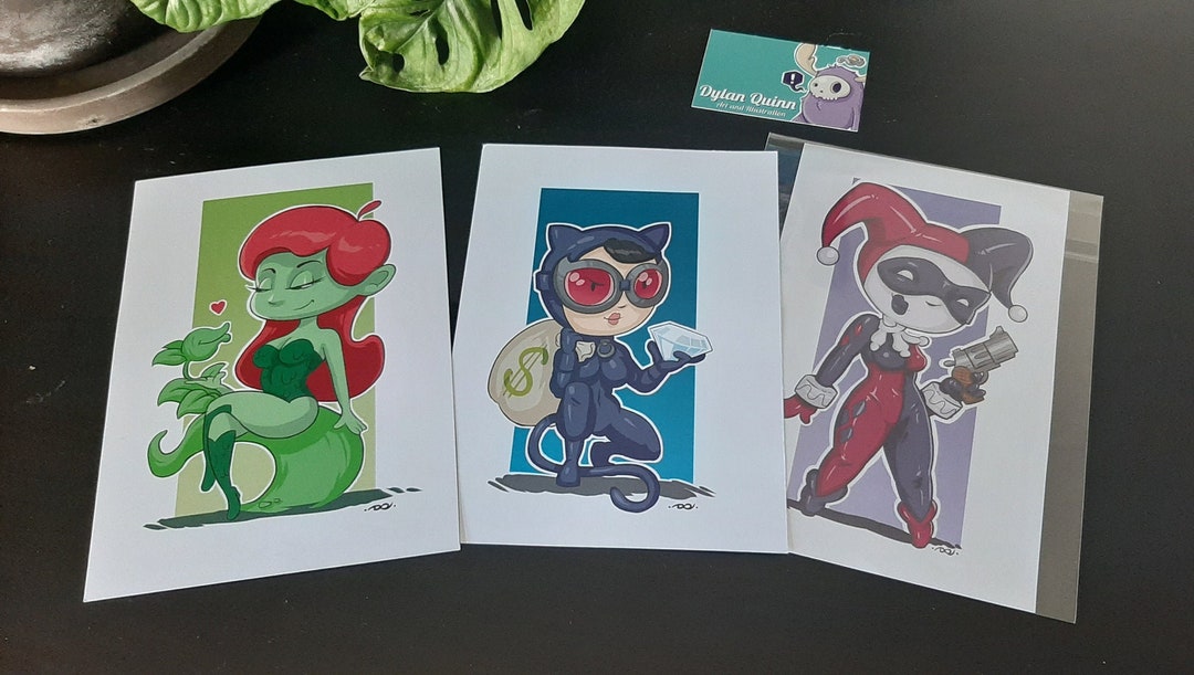 DC Sirens - 3 Impresiones Pack A5 - Etsy España