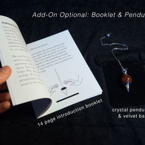 Chakra Wood Pendulum Board | Kundalini Chakra Kit for Dowsing & Scrying ...