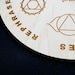 Chakra Wood Pendulum Board Kundalini Chakra Kit for Dowsing - Etsy