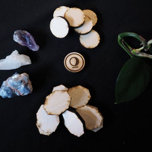 Moon Phase Wooden Divination Runes Phases of the Moon - Etsy