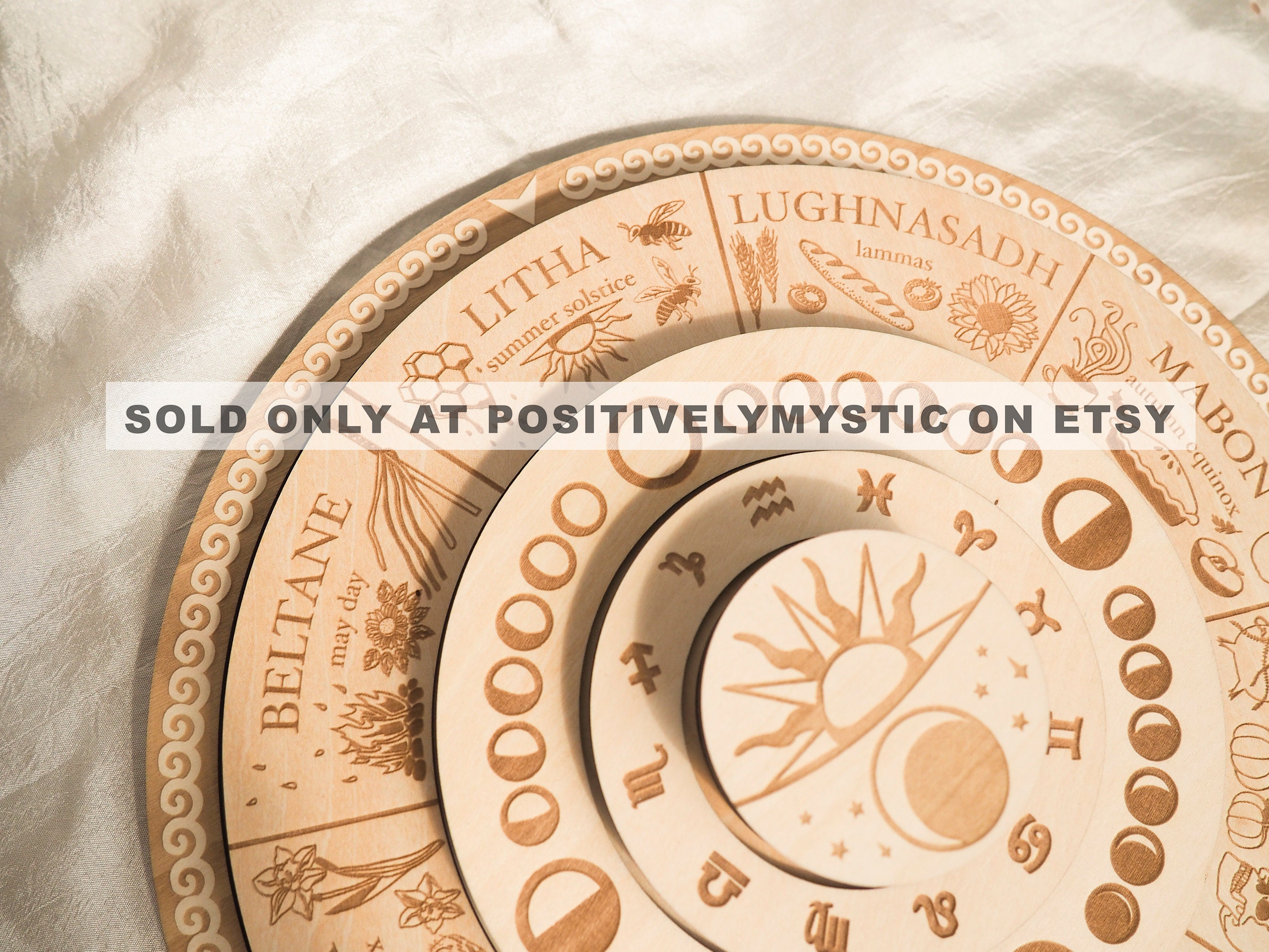 Pagan Wheel of the Year Calendar Wiccan Neo Pagan Sabbats - Etsy Canada