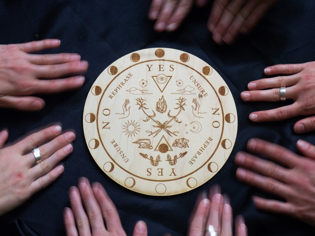 Pendulum Witch Board | Scrying Divining Kit | Wood Altar Tool | Unique ...