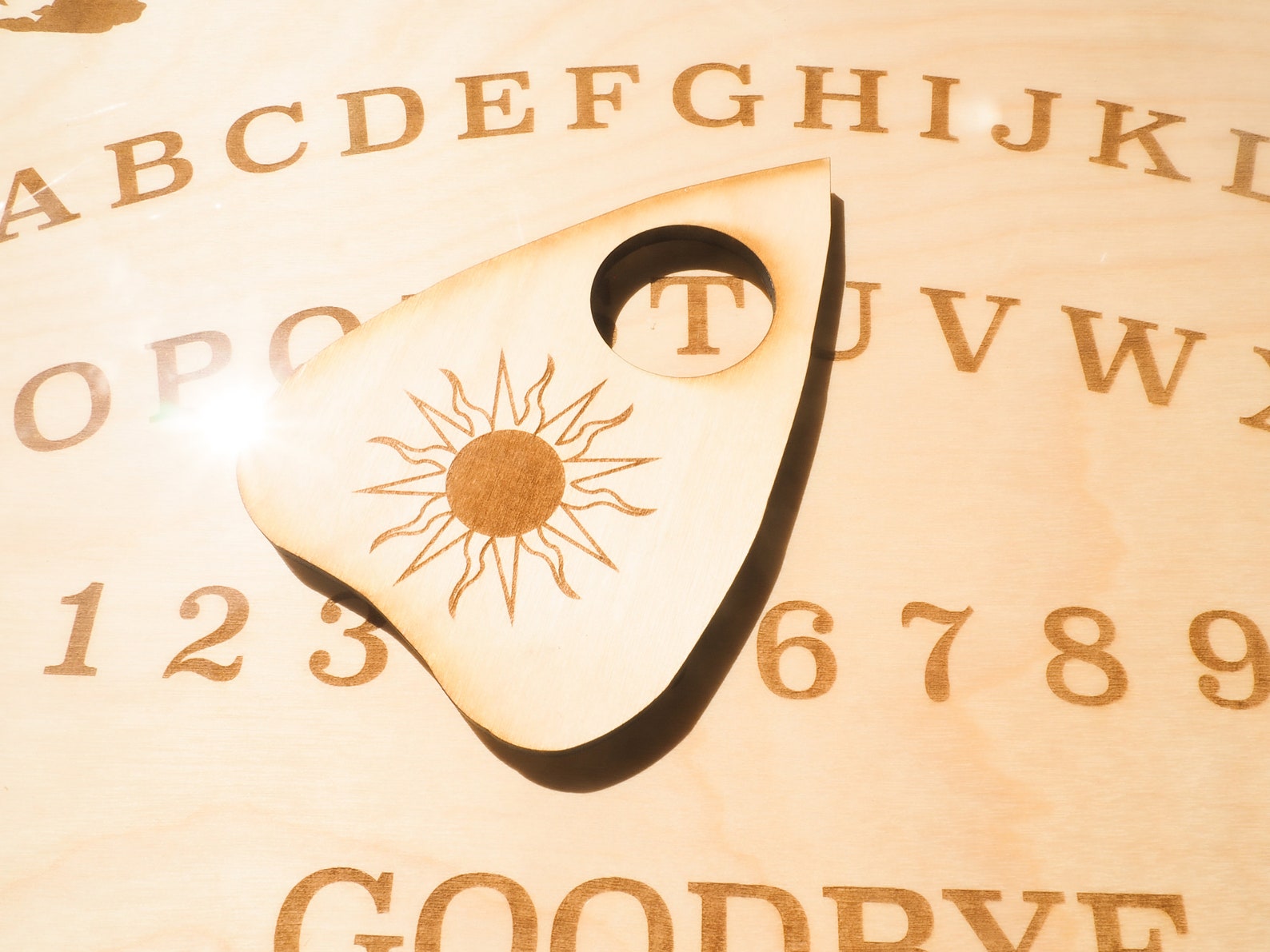 Wooden Ouija Board | Original Spirit Board | Traditional Talking Board ...
