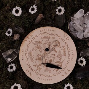 Pendulum Board Herbal Kit | Nature Wooden Board | Divination Witch ...