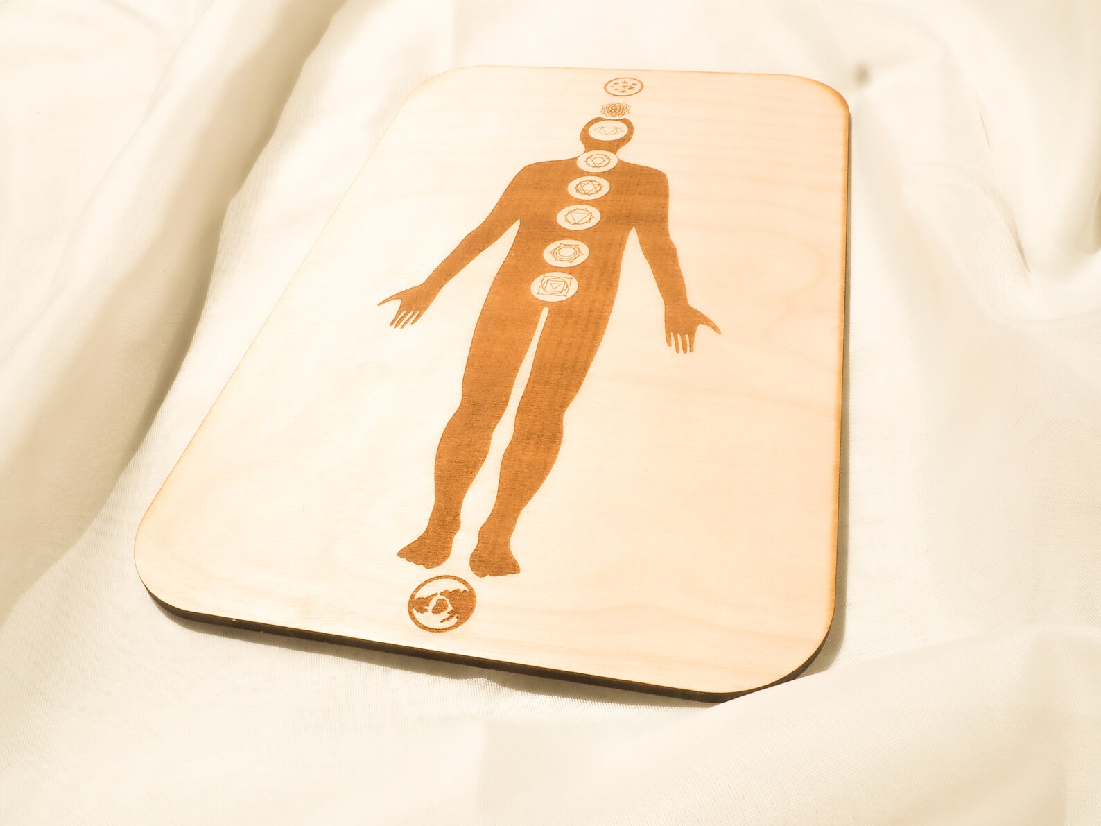 Chakra Healing Board | Distance Reiki Chart | Wooden Altar Tile for ...