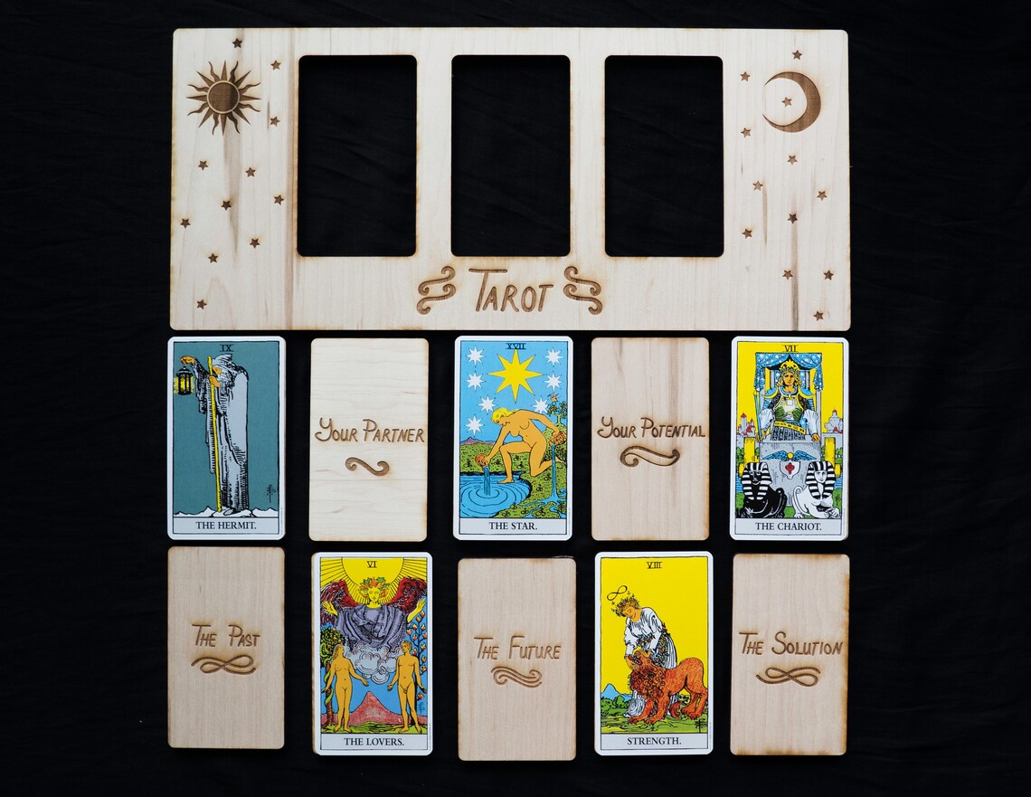 Tarot Card Board Spread Reading - Etsy