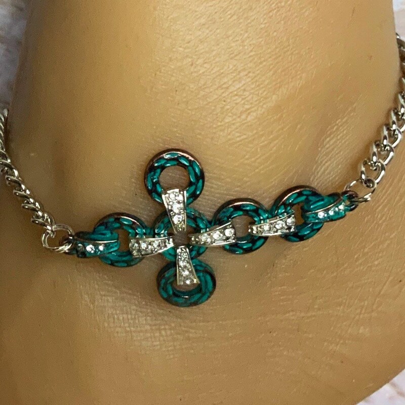 Cross Anklet - Etsy