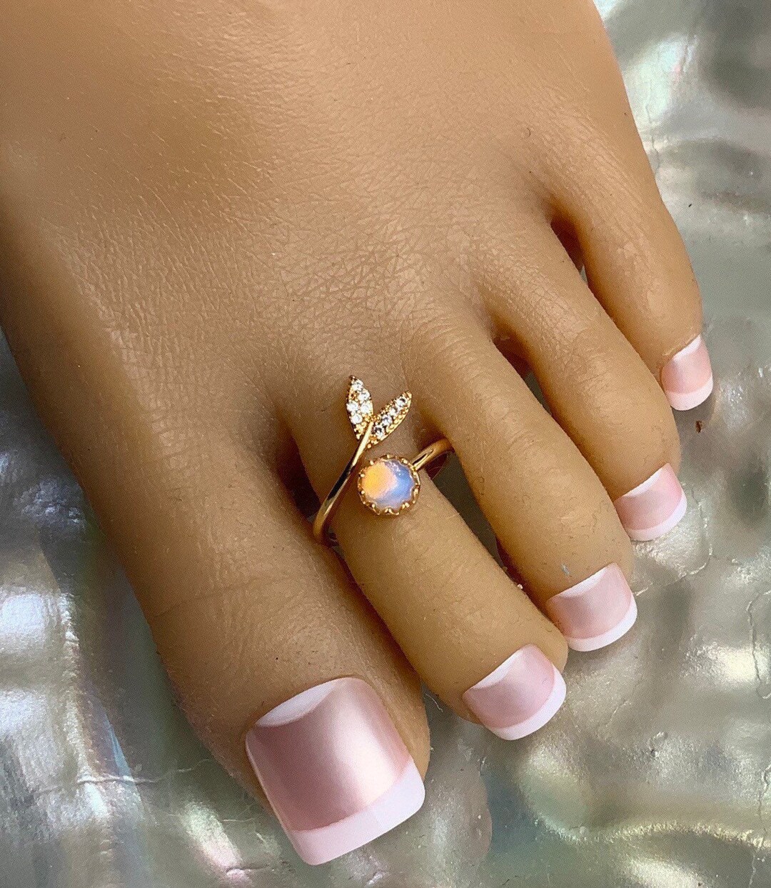 Toe Ring/mermaid’s Tail Toe Ring/stainless Steel Gold Toe Ring ...
