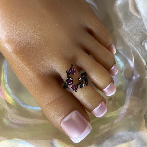 Flower Toe Ring - Etsy