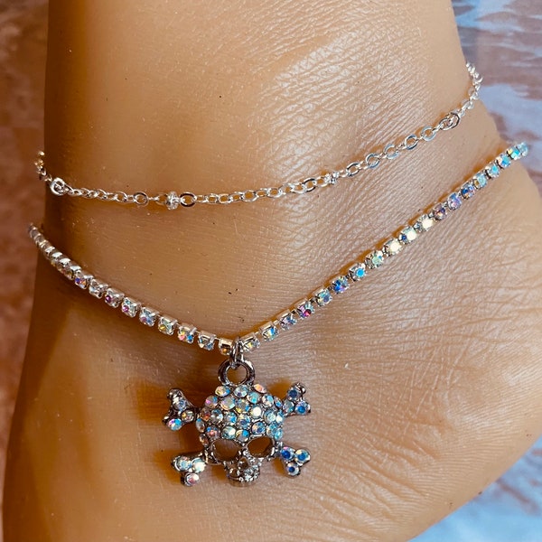 Gothic Anklet - Etsy