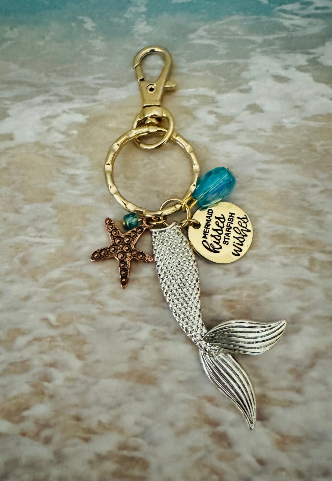 Keychain/mermaid’s Tail Keychain/beach Keychain/mermaid Keychain ...