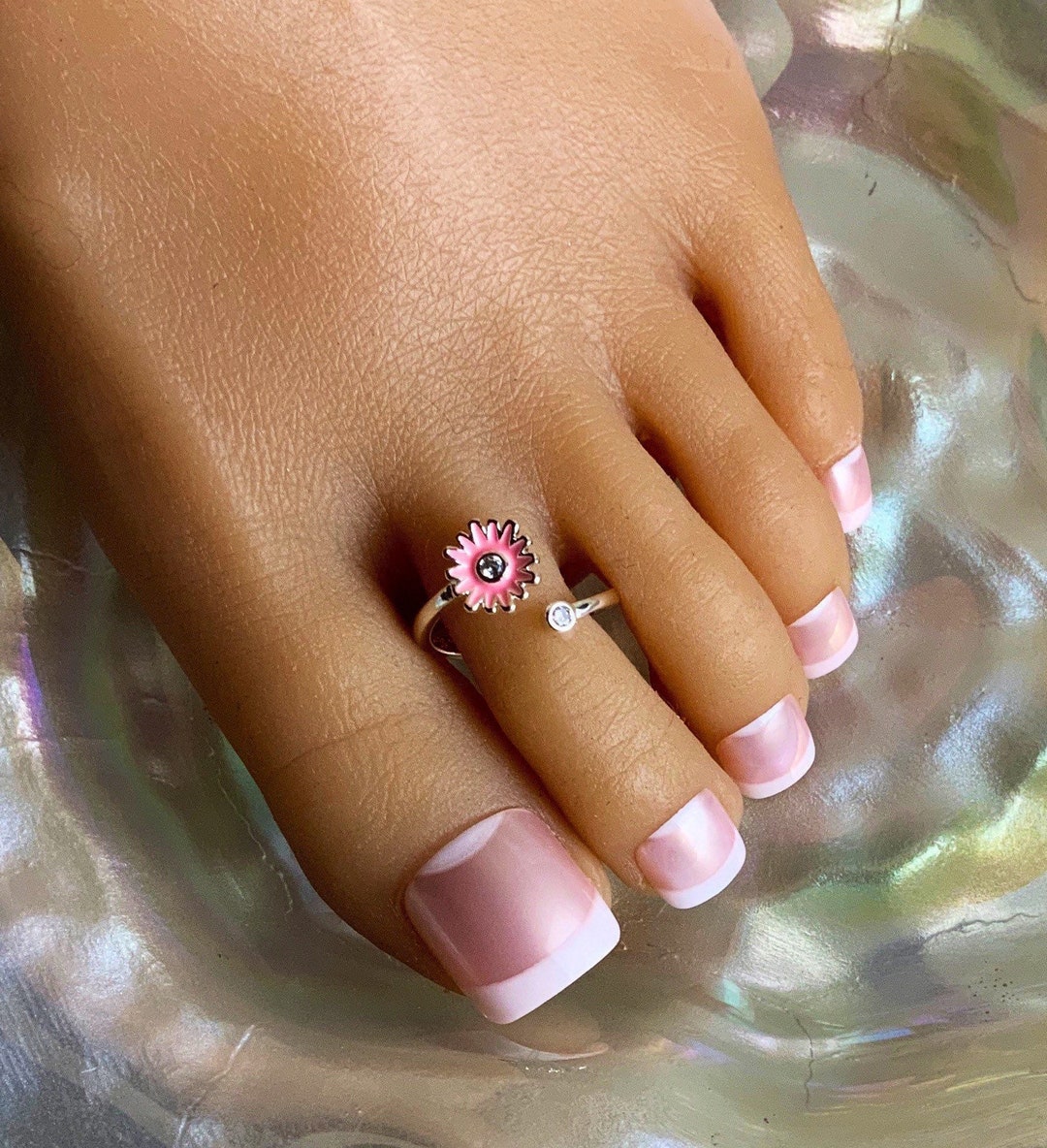 Toe Ring/adjustable Silver Toe Ring/adjustable Toe Ring/sterling Silver ...