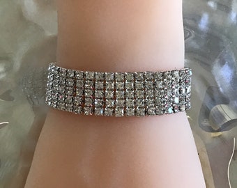 5 Row Bracelet | Etsy