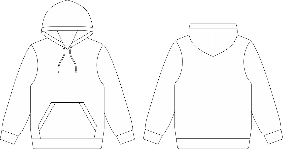 Hoody Mock-up Graphic - Etsy