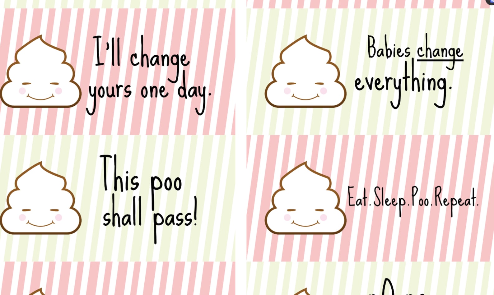 Hilarious Diaper Labels - Etsy