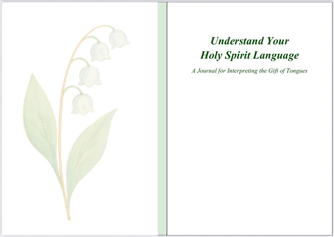 Understand Your Holy Spirit Language - Etsy