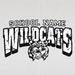 Wildcats School Spirit Mascot | Personalize With School Name - Png, Eps ...