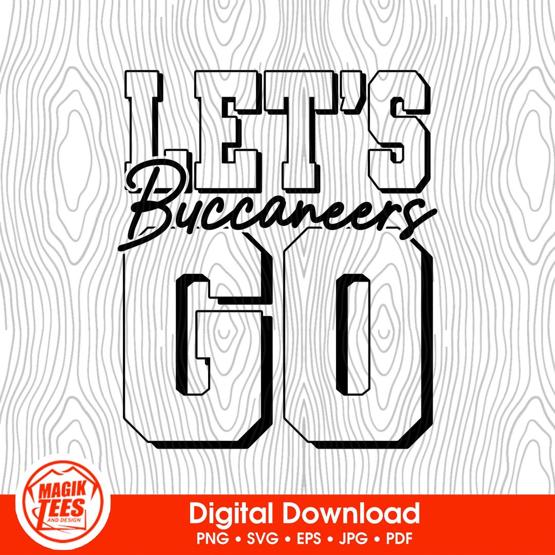 Let's Go Buccaneers | School Spirit Digital Download | School Mascot ...