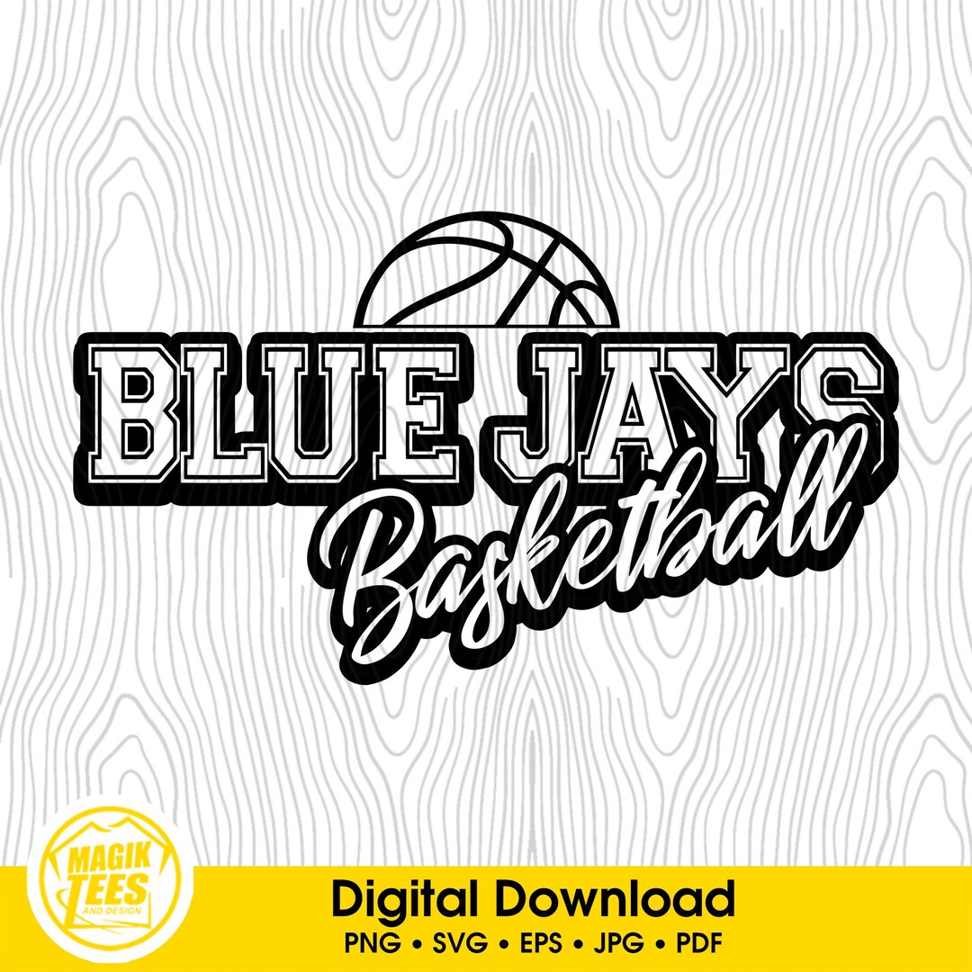 Blue Jays Basketball | School Spirit Digital Download | Basketball Team ...