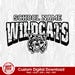 Wildcats School Spirit Mascot | Personalize With School Name | Digital ...